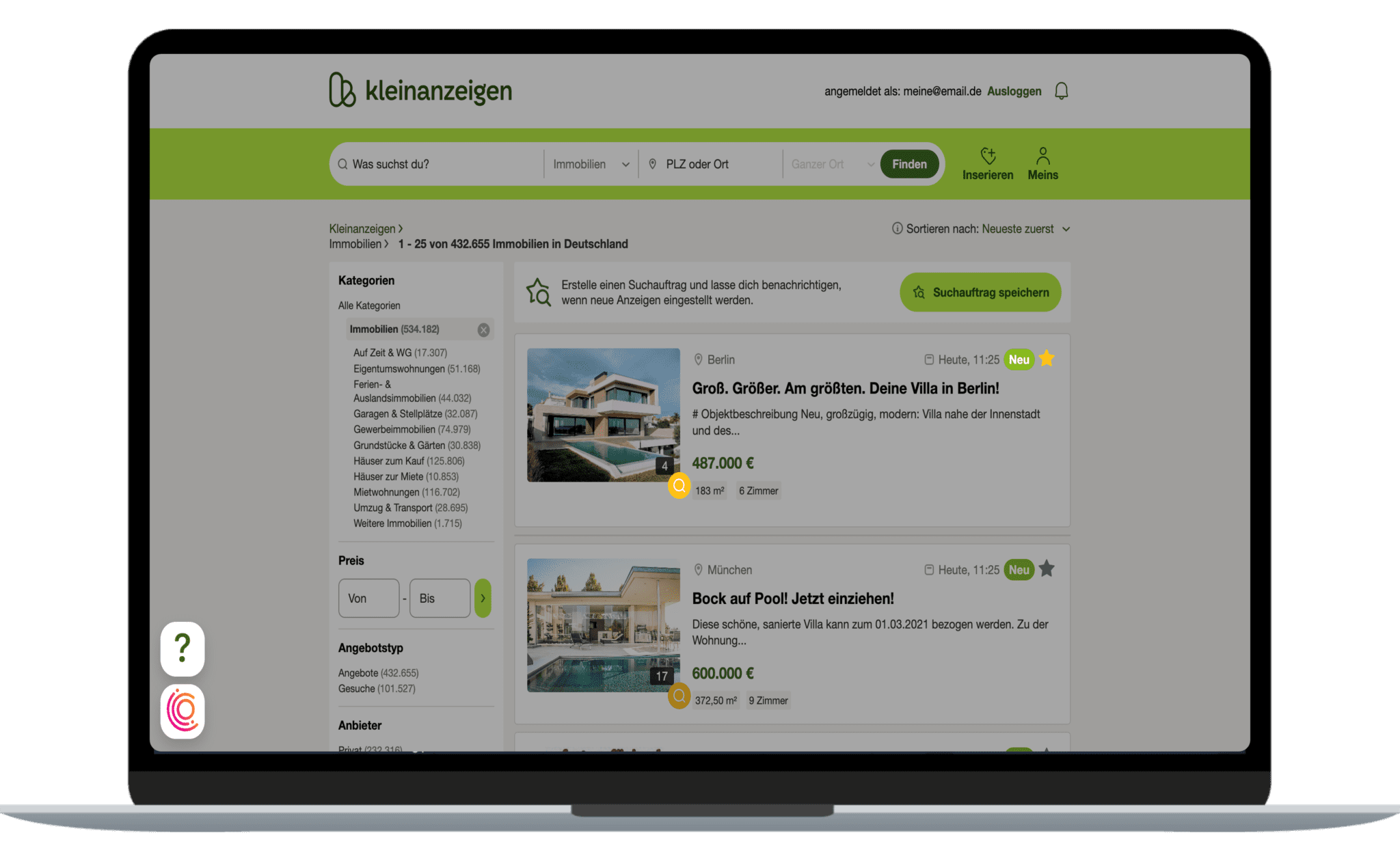Kleinanzeigen-Enhanced: Kostenloses Tool für Kleinanzeigen